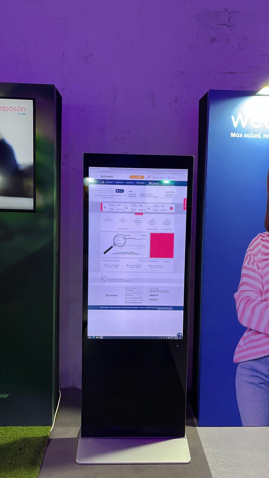 Tótems digitales con pantalla táctil ¿Que eventos los solicitan?